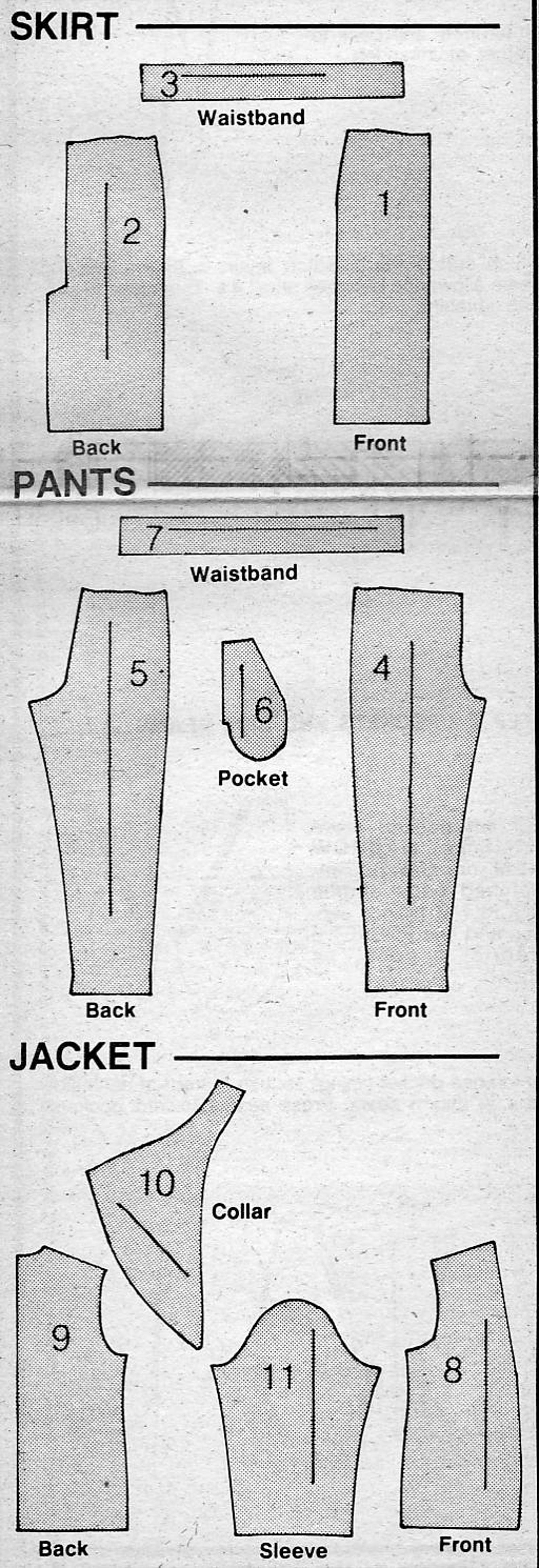 Butterick 3418 Sewing Pattern for Misses' Jacket Skirt | Etsy
