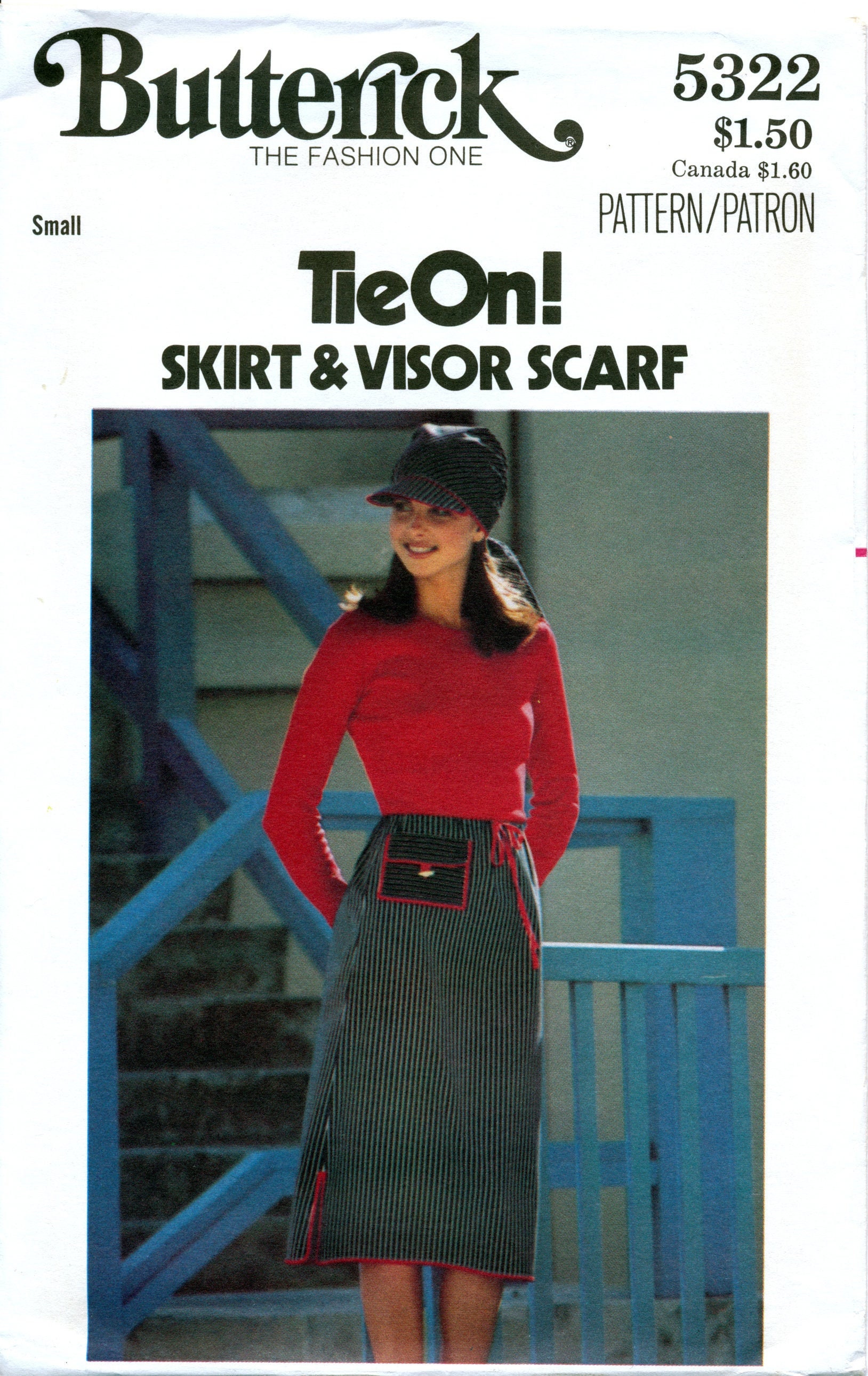 Butterick 5322 Vintage 70er Jahre Schnittmuster für Misses - Etsy.de