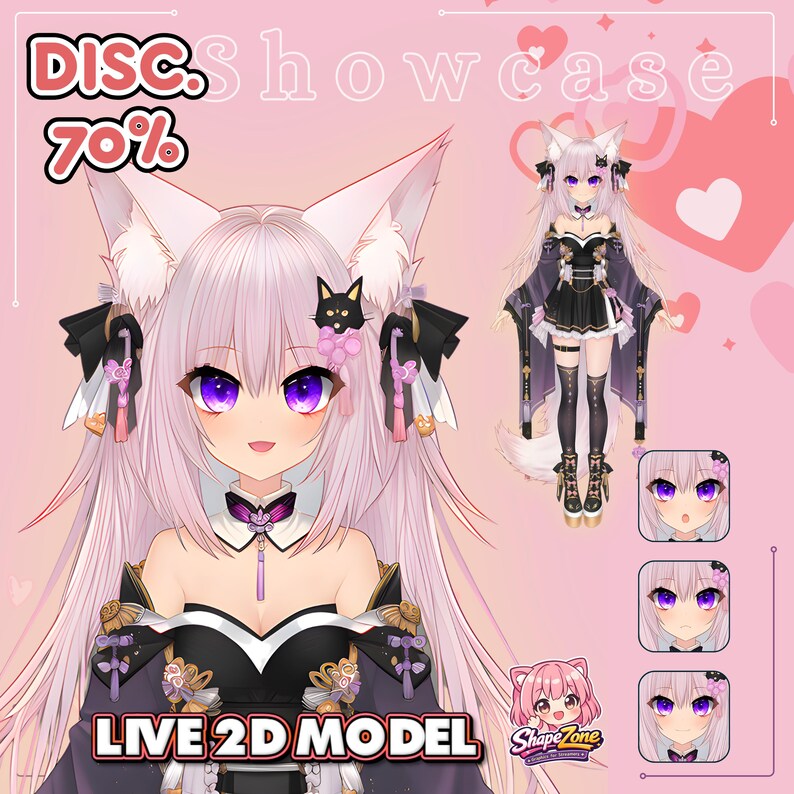 Custom Anime Chibi Vtuber Model | Fully Rigged, Ready to Use - Etsy ...