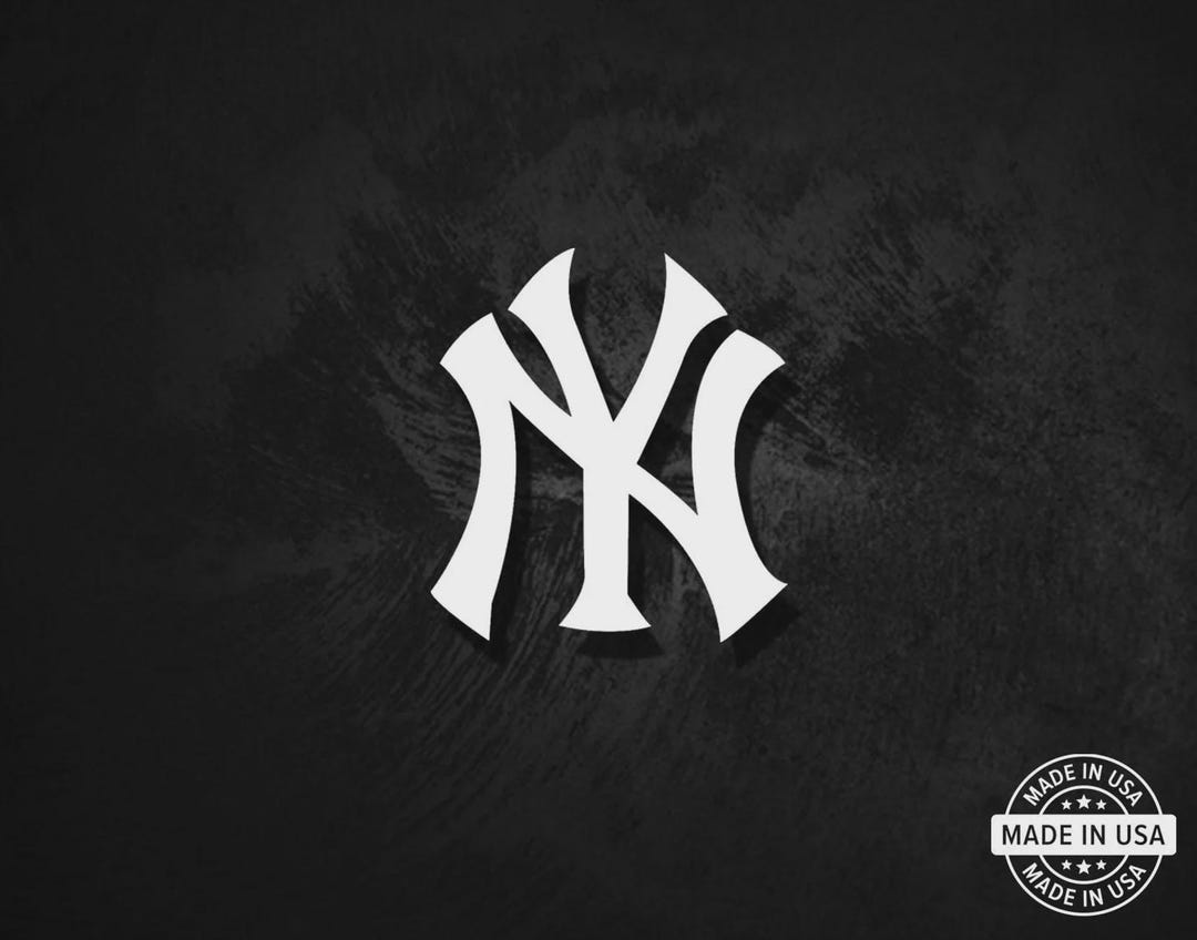 New York Yankee Logo Vinyl Sticker, Easy to Apply - Etsy