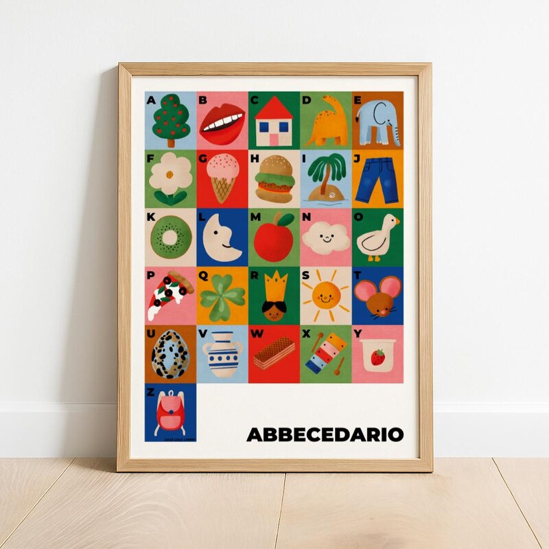 Italian Alphabet - Etsy