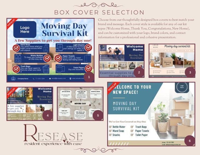 Single - Moving Day Survival Kits – Welcome Gift Box for New Tenants ...