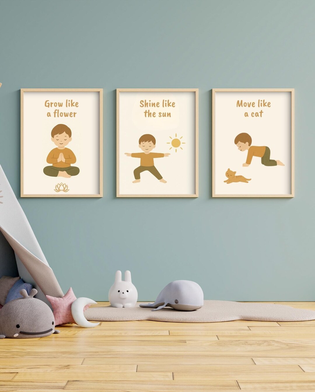 My First Yoga Posters – 6 Printable Kids Yoga Poses | Mindfulness Wall ...