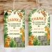 Jungle Party Favor Tag Template | Editable Party Favor Tag | Thank You ...