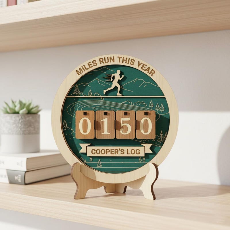 Miles Run Board - Etsy