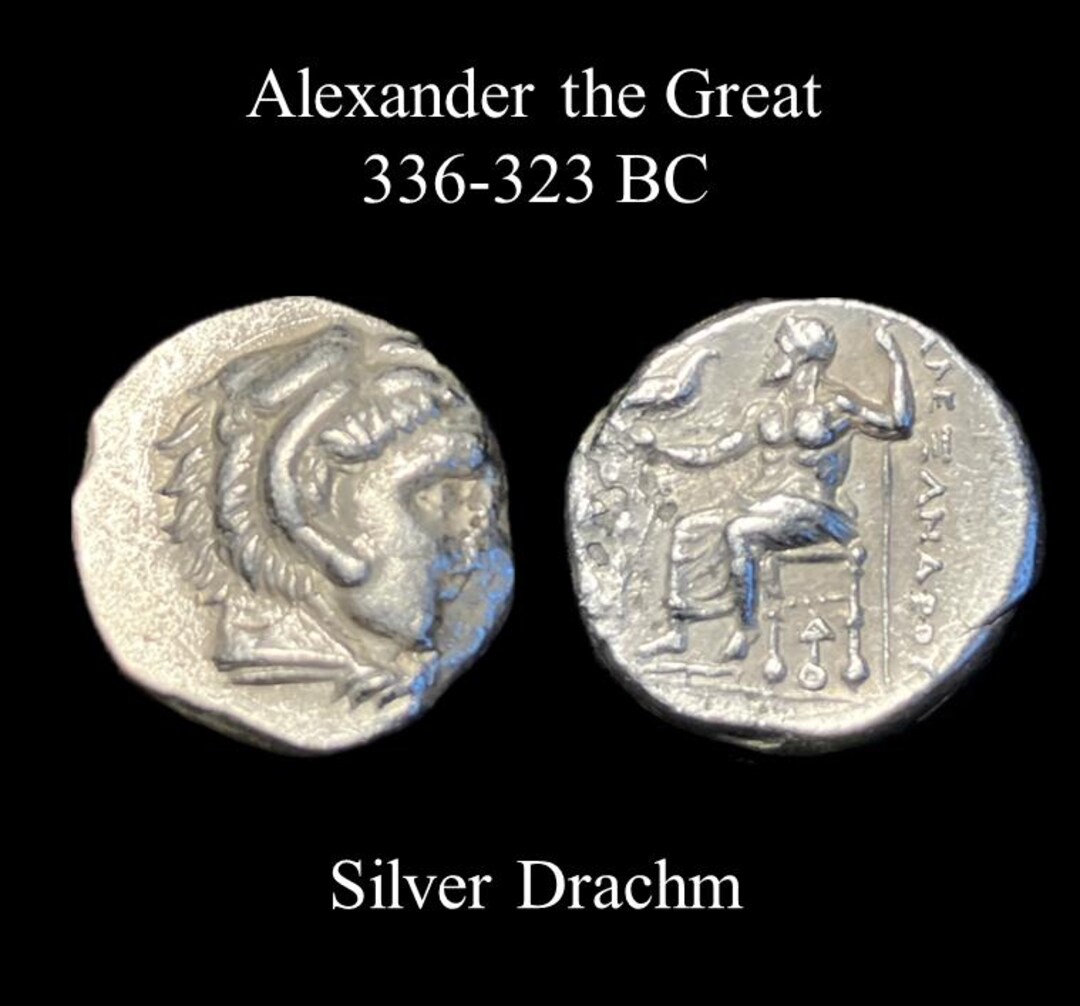 Ancient Greek: Alexander the Great AR Drachm, Lifetime Mint, 336-332 BC ...