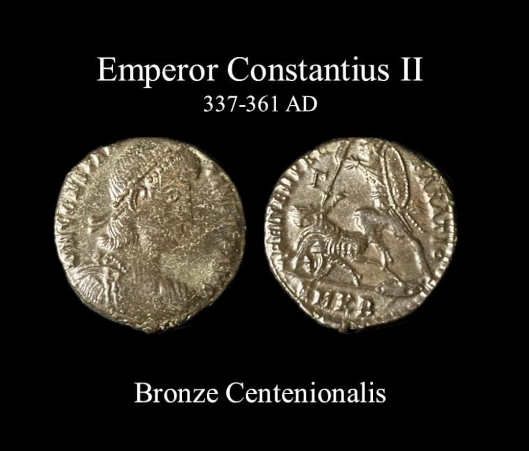 Ancient Roman: Emperor Constantius II AE Centenionalis - Etsy