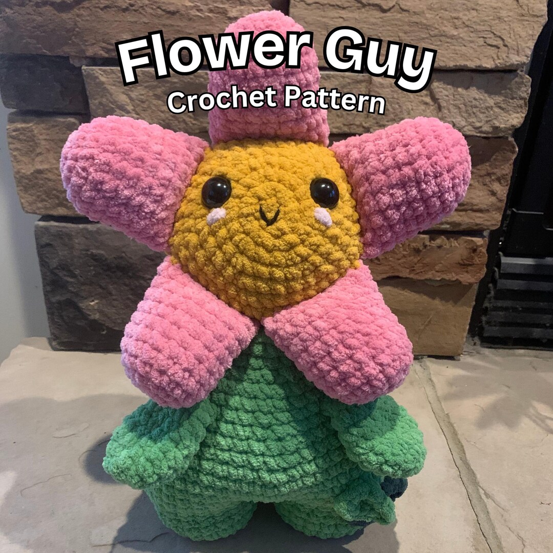 Flower Buddy Crochet Pattern: Amigurumi Plushie (PDF Pattern) | US ...