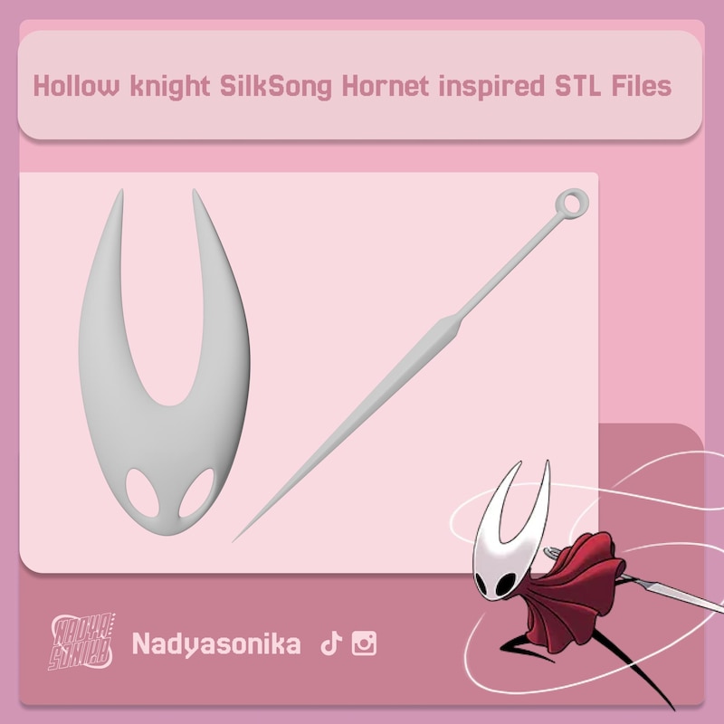 Hollow knight hornet mask pattern - Etsy México