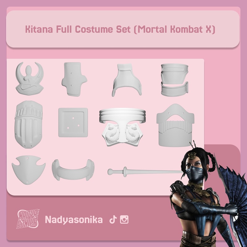Kitana Costume - Etsy