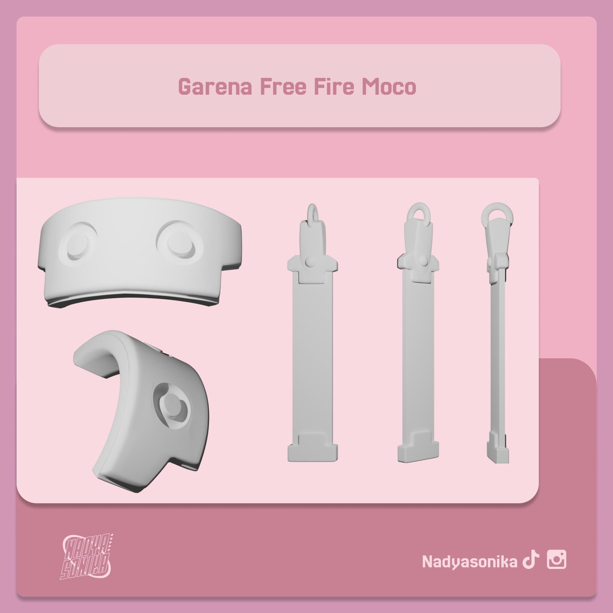 Inspired Free Fire Moco STL Files - Etsy