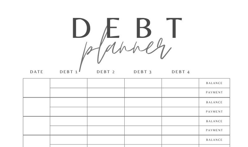 Aesthetic Personal Finance Tracker | Digital Budget Planner | Monthly ...