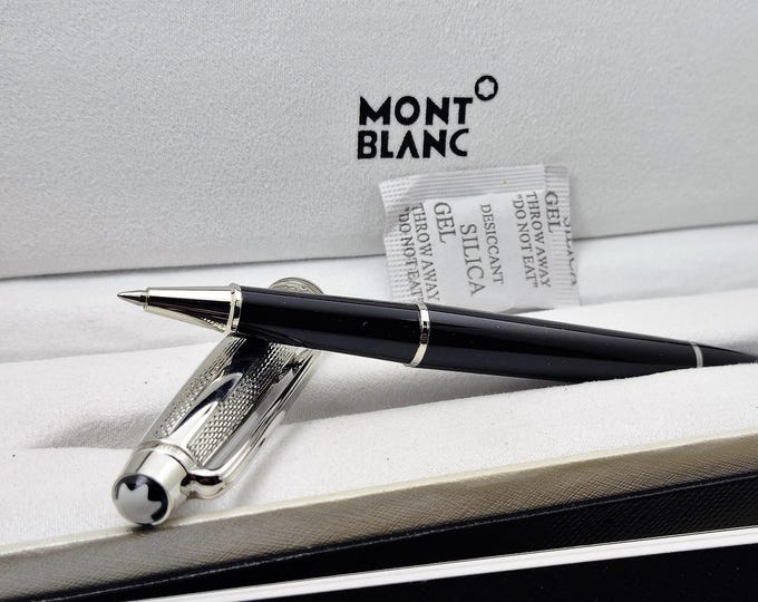 Montblanc Star Walker Black Ink Roller Black Ball Pen Refurbished - Etsy