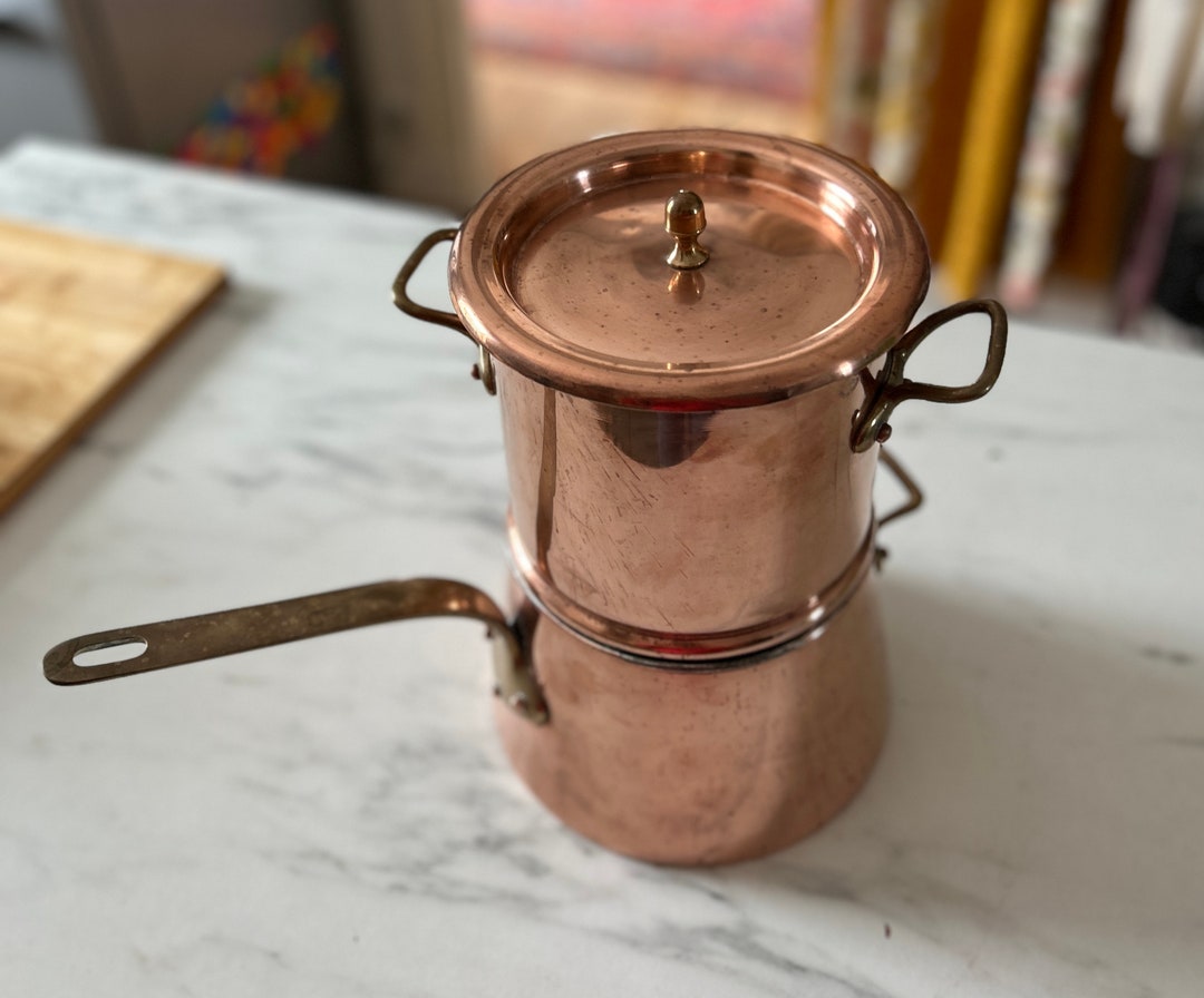 Vintage French Hand Crafted Copper Potato Steamer - Etsy