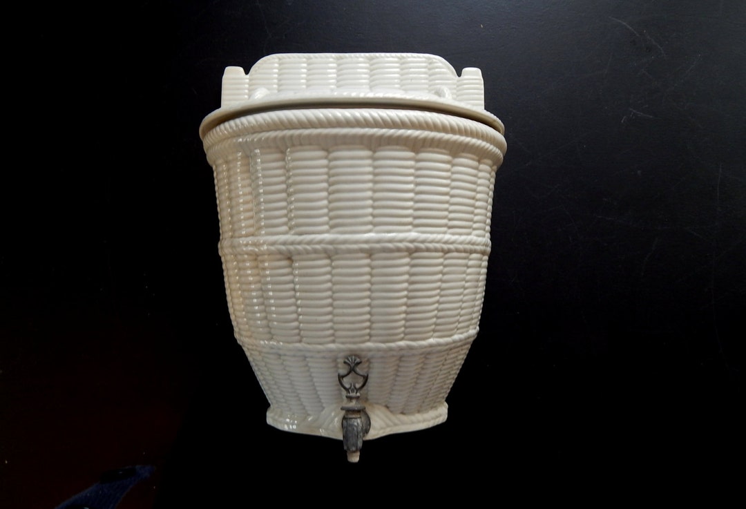 For French Country Kitchen Antique Porcelain Water Container.... 'so ...