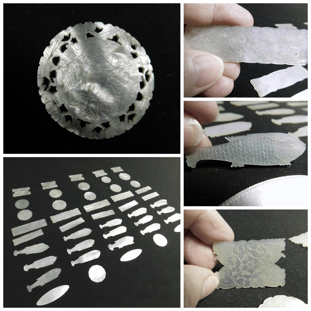 Rare Antique Chinese Game Counters in Mother-of-pearl 5 Sets - Etsy