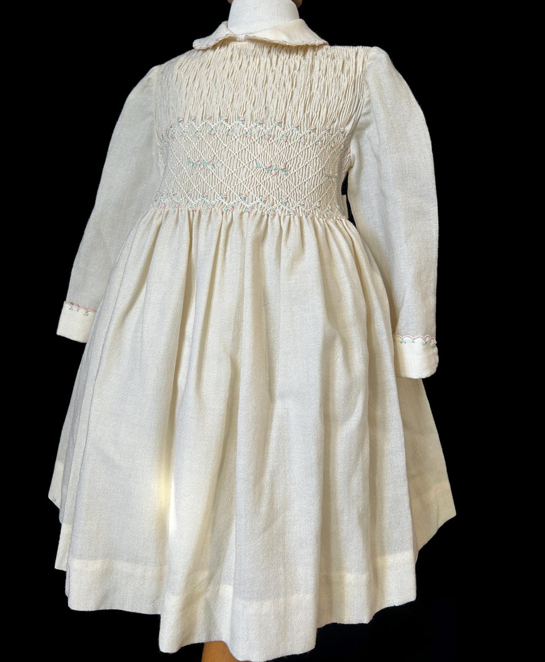 Vintage Italian Handmade Smocked Baby/toddler Dress in Viyella - Etsy