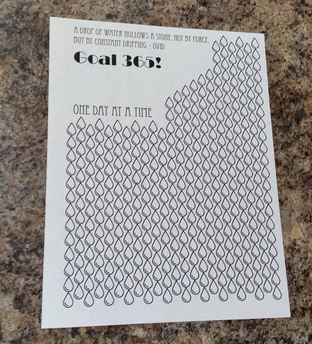 Goal365! Yearly Habit Tracker Printable PDF - Etsy