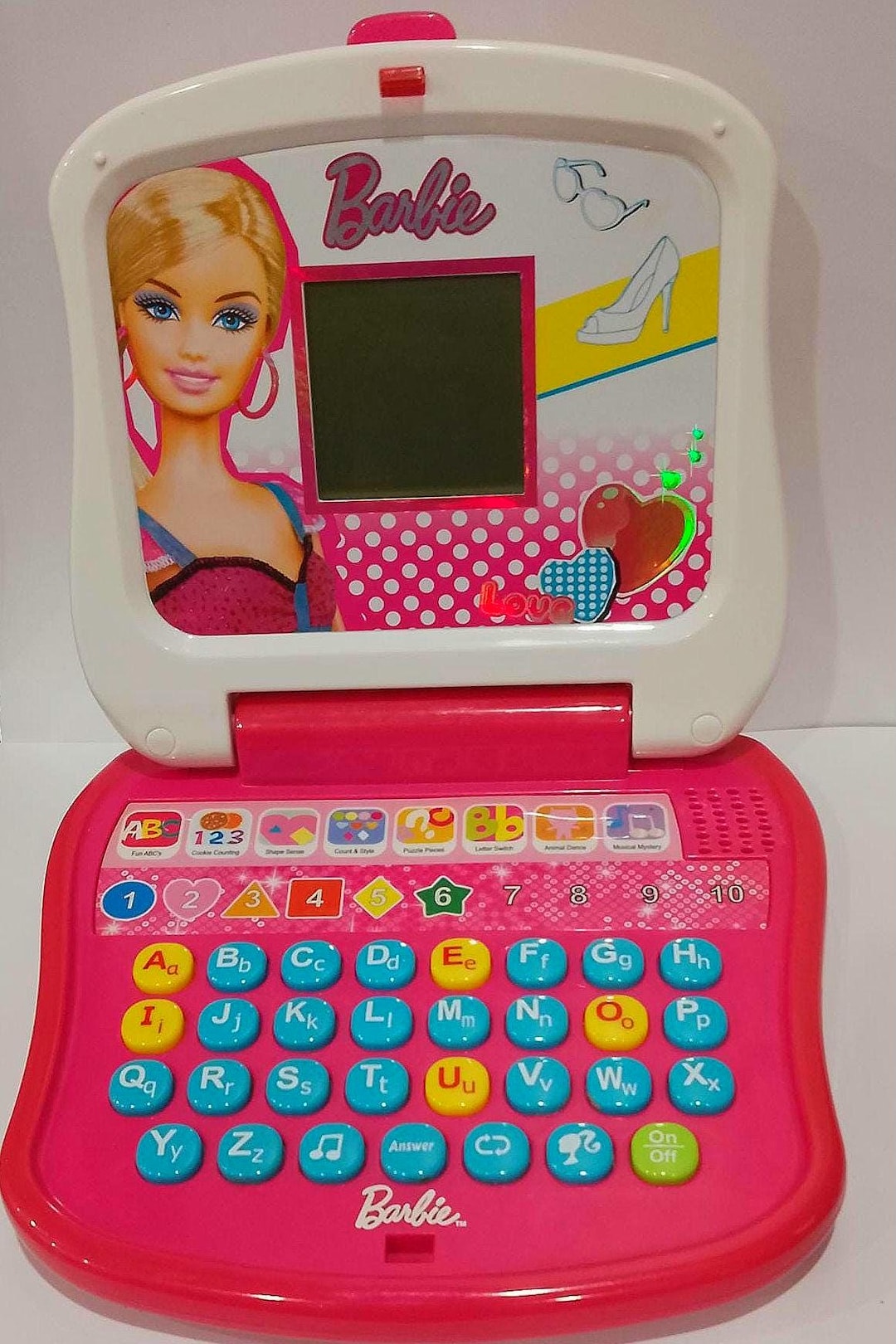 Nostalgic Oregon Scientific Barbie B-book Laptop - Like New & Working ...