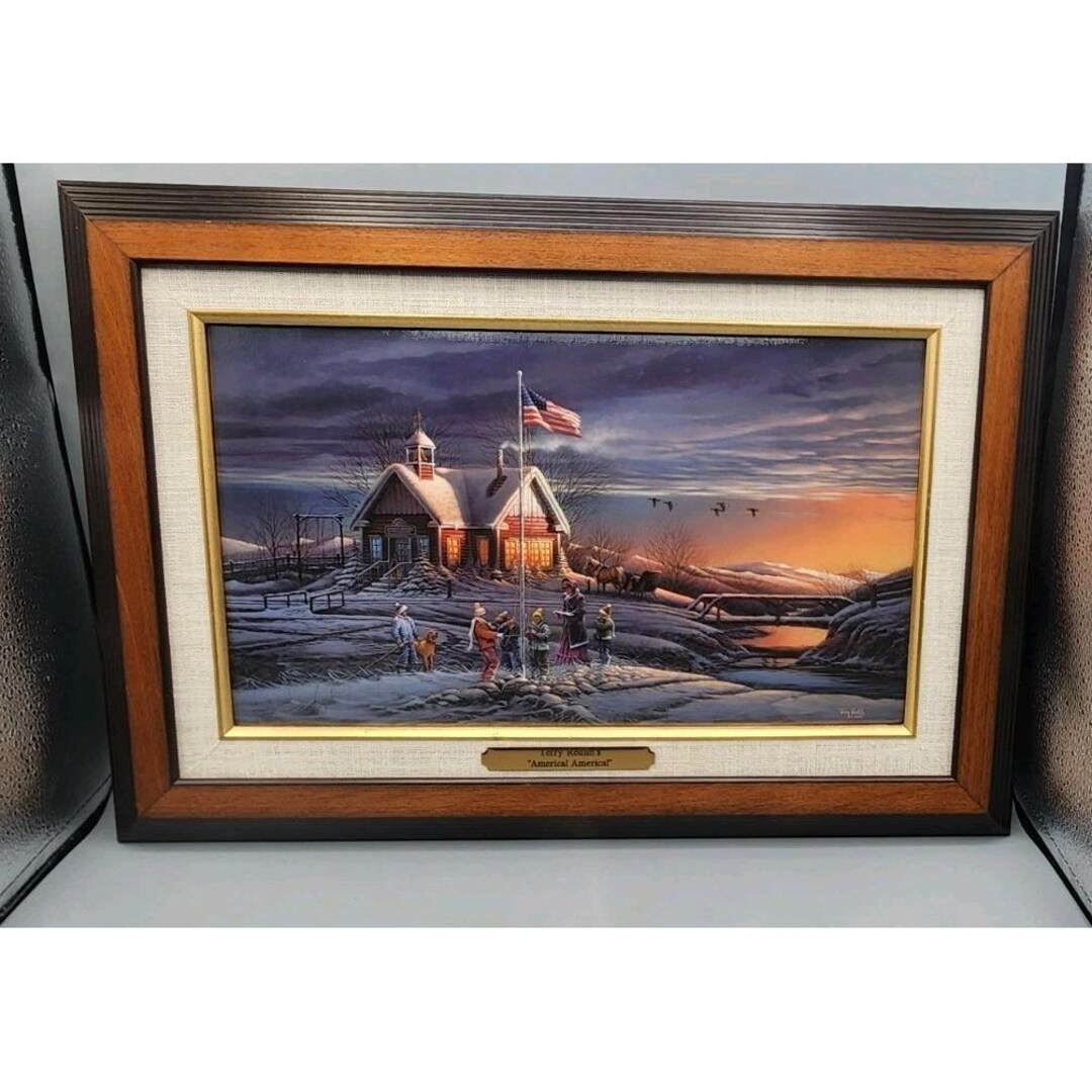 TERRY REDLIN America America 2000 Limited Ed Print 18.5 X 13in Frame ...