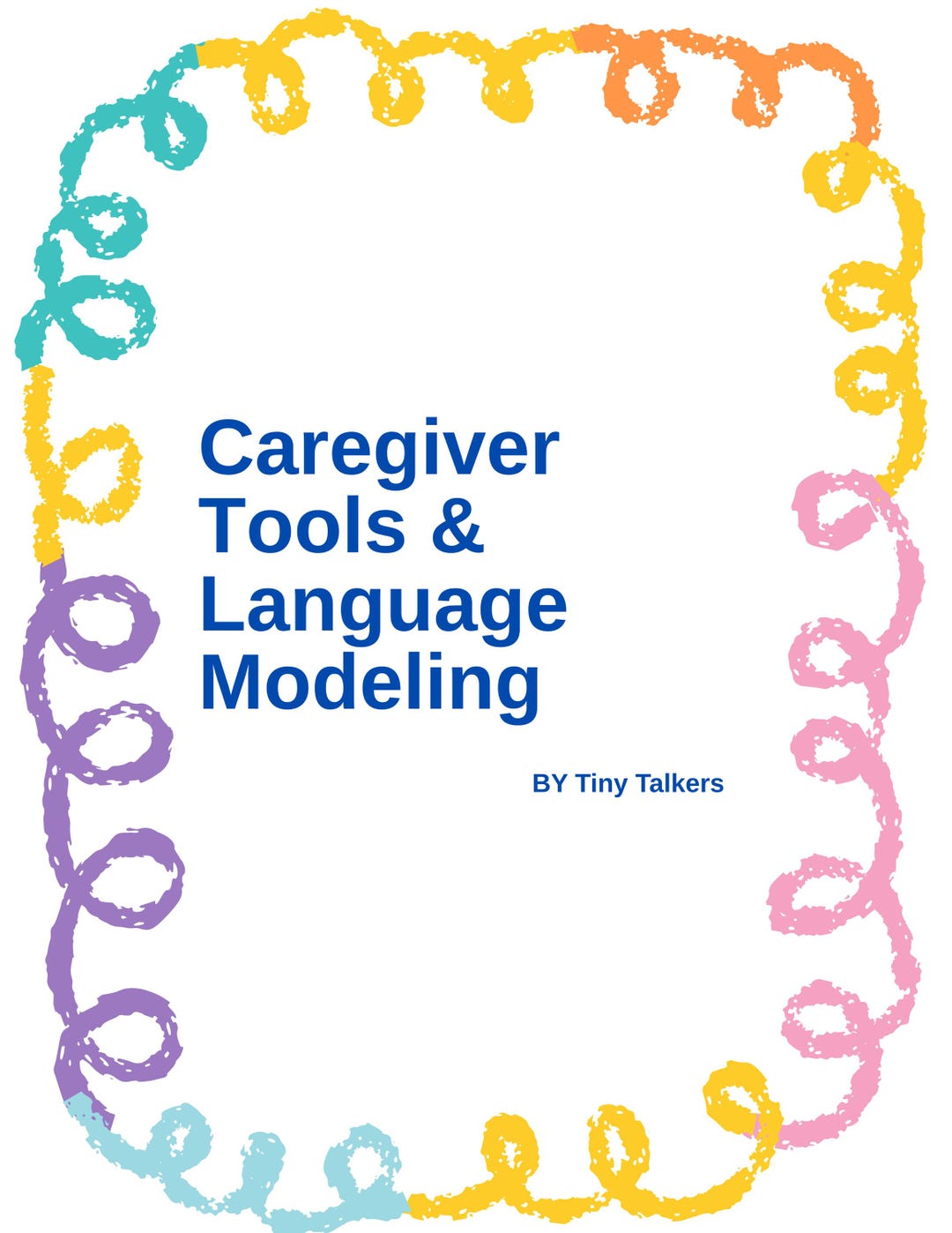 Caregiver Tools & Language Modeling - Etsy