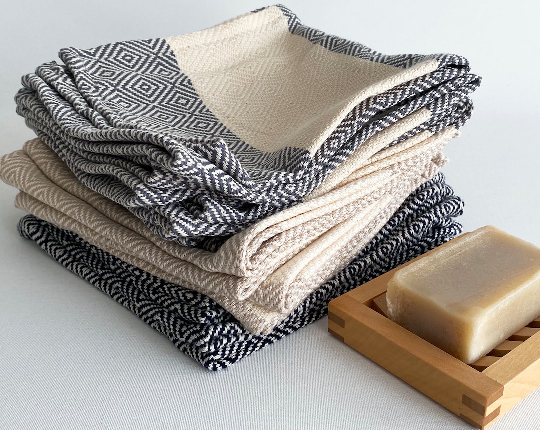 Bathstyle / Cotton Dish Towels, Kitchen Towels, Tea Towels, Striped ...