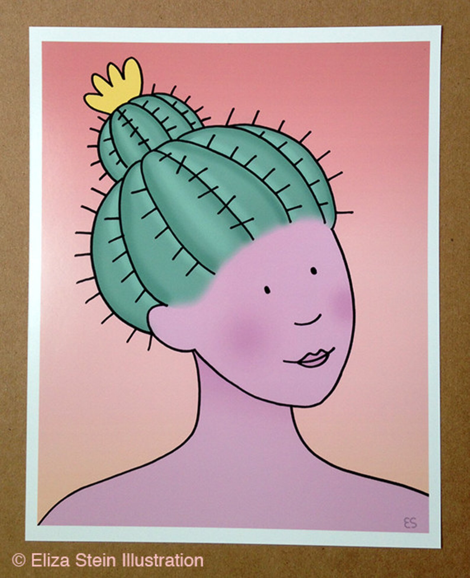 Cactus Girls Set of Two 8x10 Art Prints in Southwestern Desert | Etsy