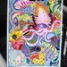 Psychedelic Squid Poster, Fine Art Print, Mixed Media, 8.5 X 11 ...