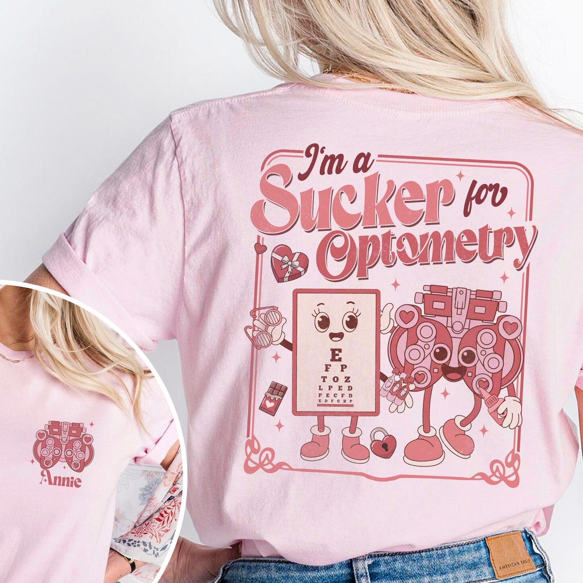 Valentines Optometry Sweatshirt, Funny Optometrist Shirt, Vision ...