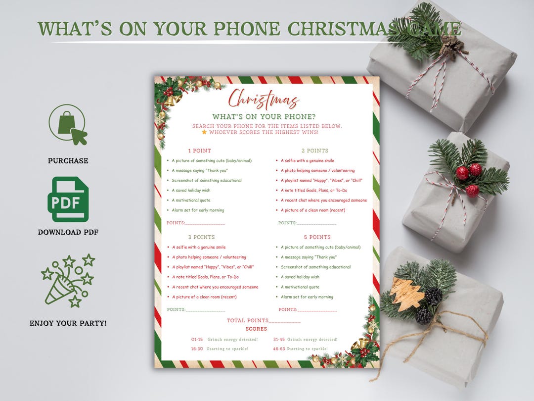 Elf Relay Christmas Party Game – Fun Holiday Activity (instant Download ...