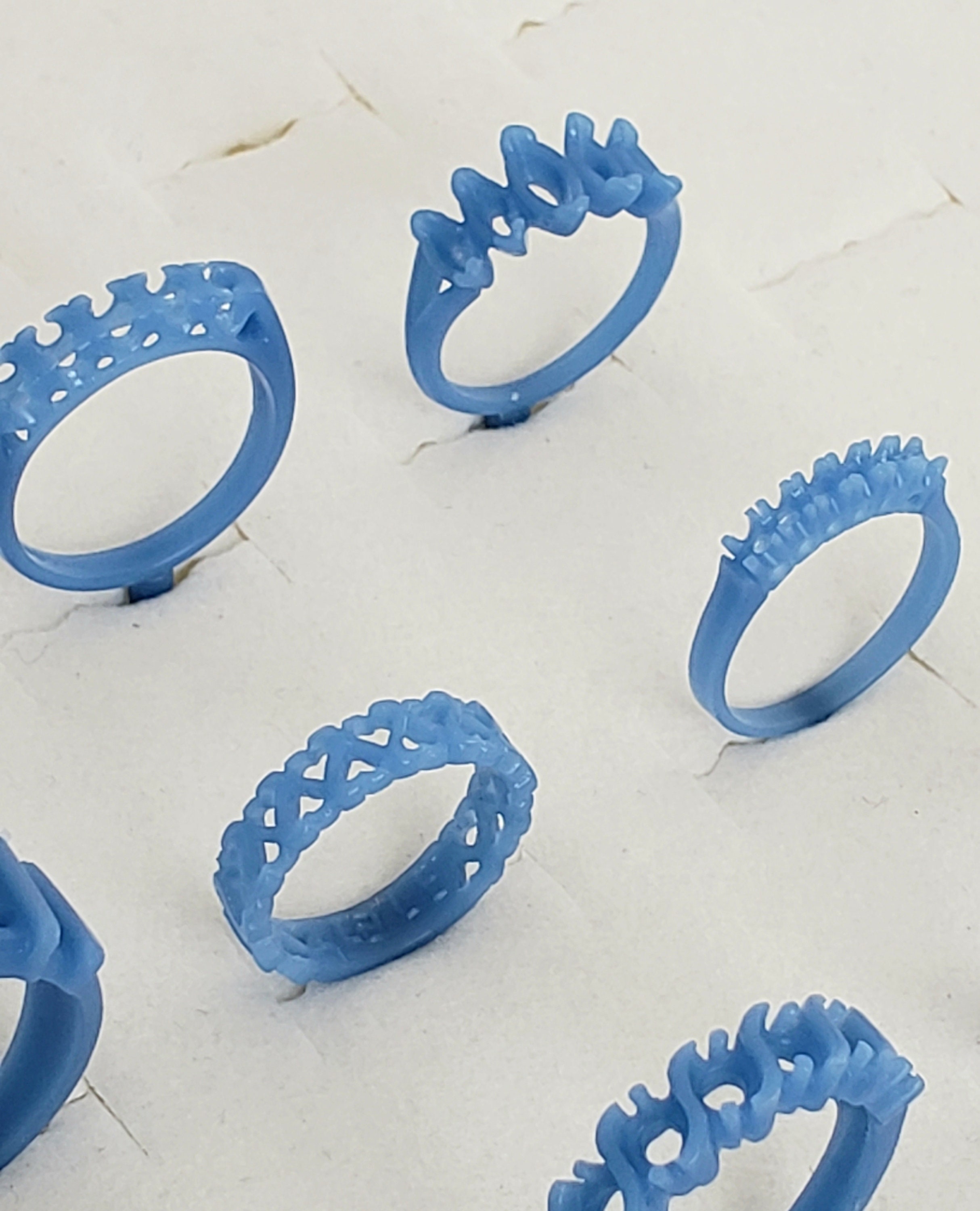 9 Assorted Rings. Wax Jewelry Patterns for Lost Wax Casting - Etsy