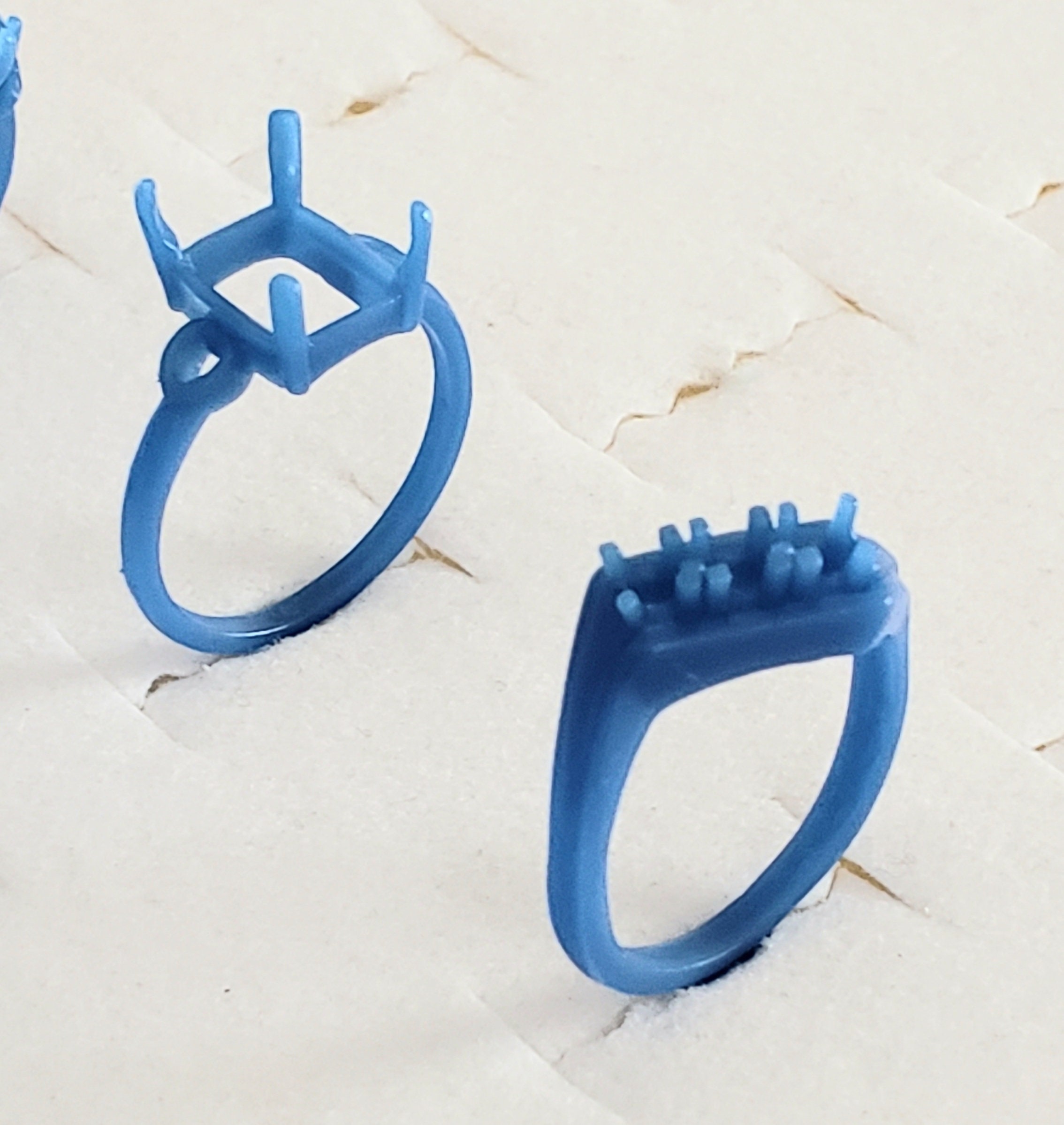 8 Assorted Rings, Wax Patterns. Wax Patterns for Lost Wax Casting 24 ...