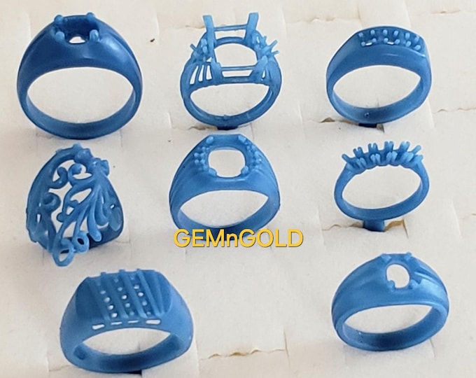 9PC Lost Wax Casting Ring Molds Injecting RG134 | Hero of Arena Design ...