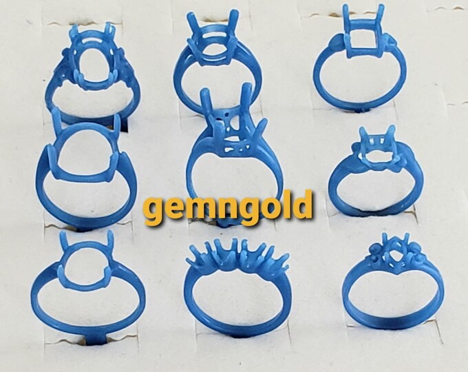 9 Wax Ring Assortment. Wax Patterns for Lost Wax Casting 24-047 - Etsy