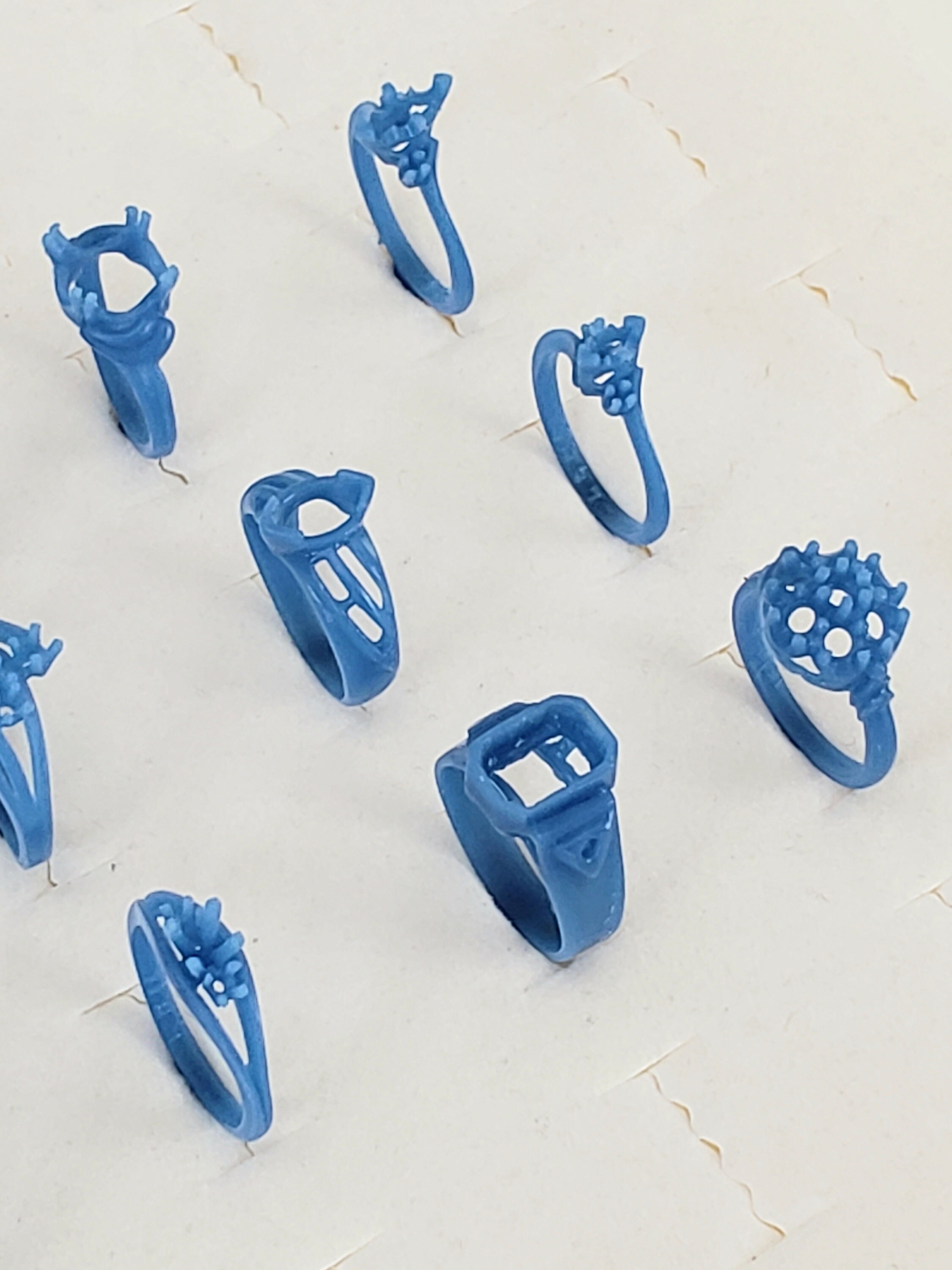 12 Assorted Rings. Wax Jewelry Patterns for Lost Wax Casting - Etsy