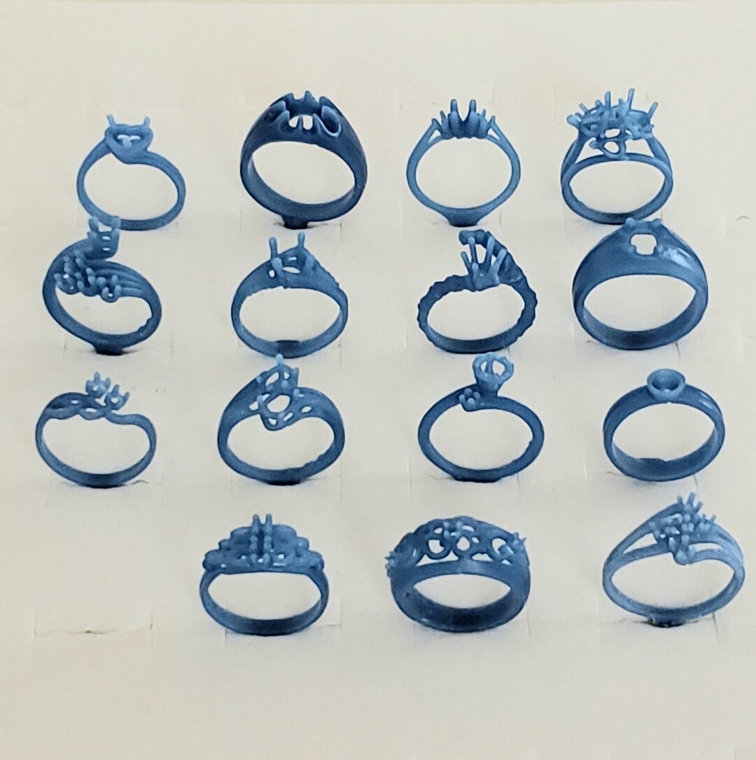 15 Assorted Wax Rings. Wax Patterns for Lost Wax Casting 24-017 - Etsy
