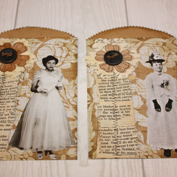 Altered Art Paper - Etsy