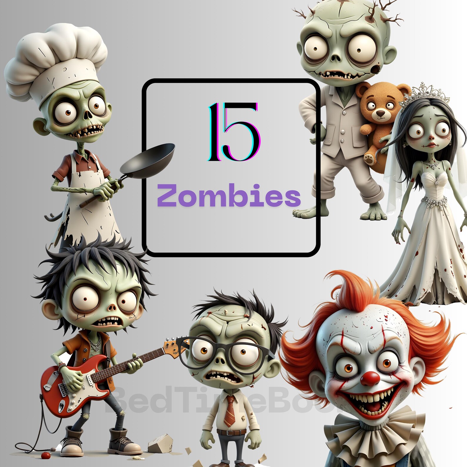 Zombie Clipart Scary Zombie PNG Spooky Clipart Scary Clipart Party ...