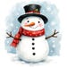 20 Snowman Clipart | Winter Holiday Bundle, Christmas Art, High Quality ...
