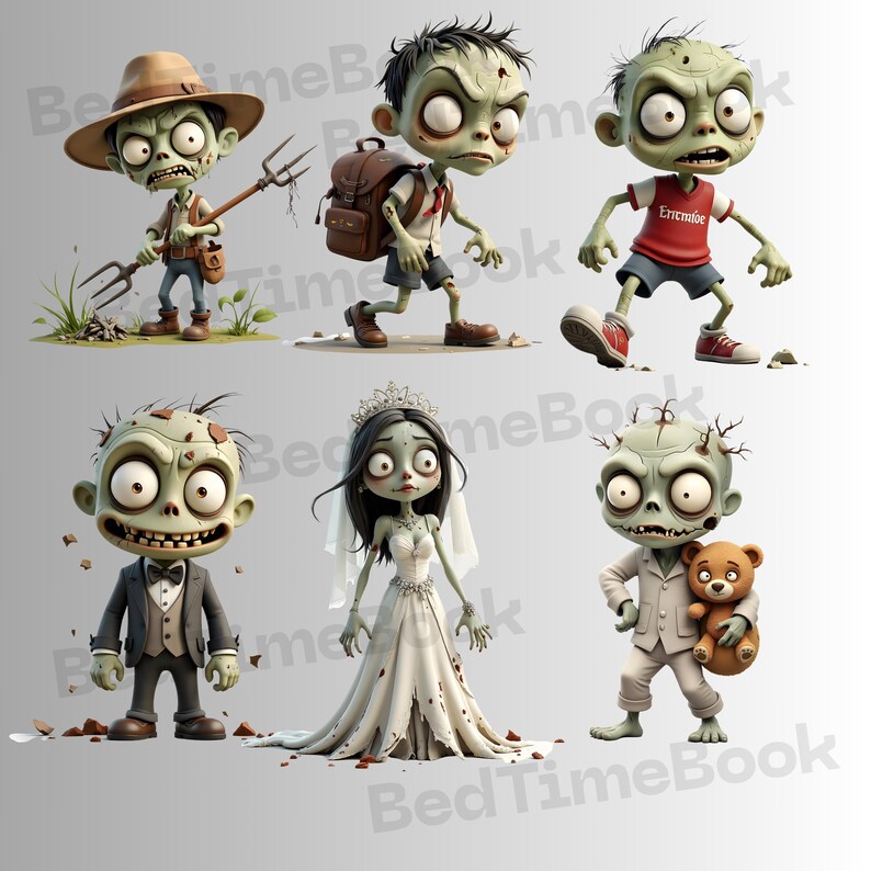 Zombie Clipart Scary Zombie PNG Spooky Clipart Scary Clipart Party ...