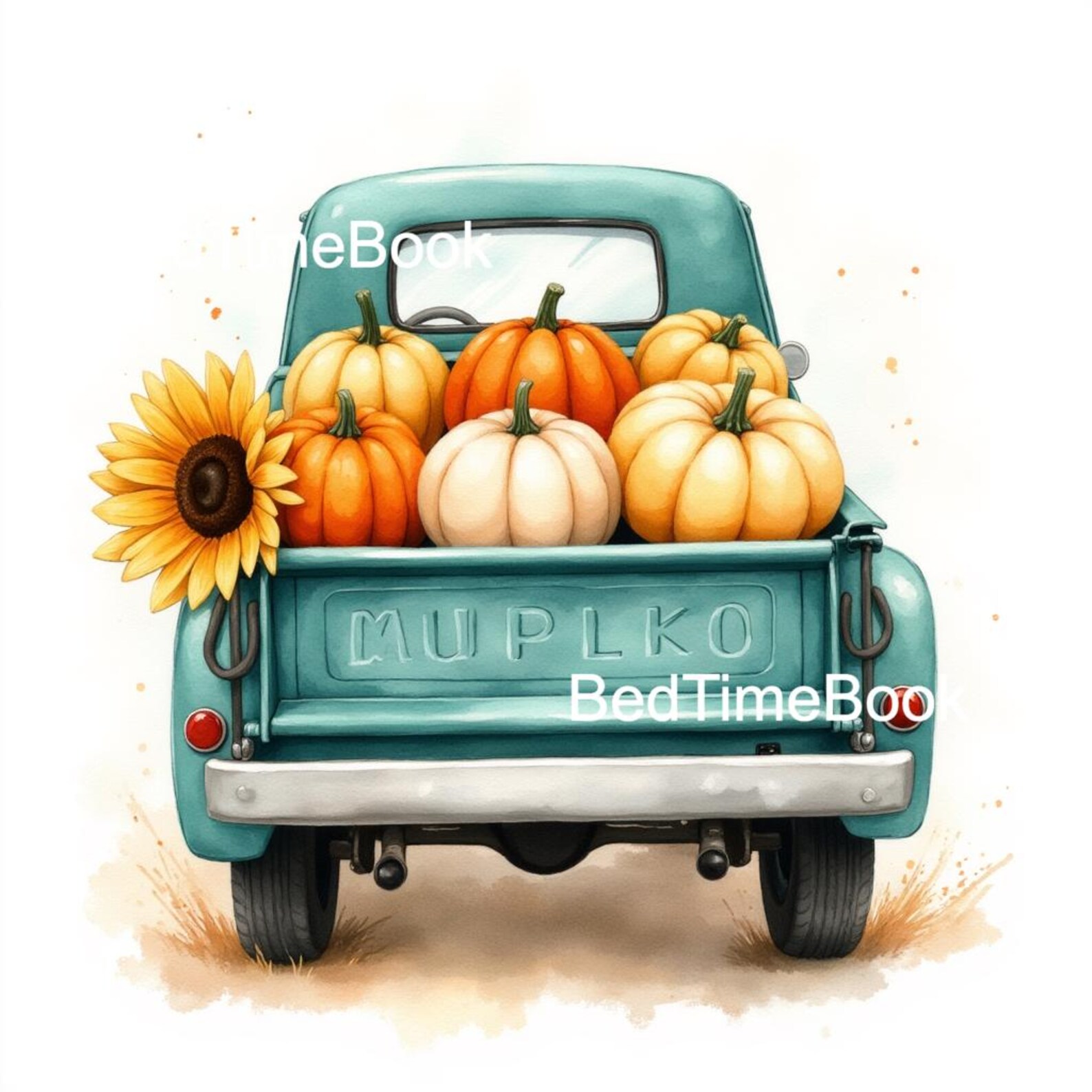 20 Harvest Trucks Clipart - 20 High Quality Pngs, Digital Paper Craft ...