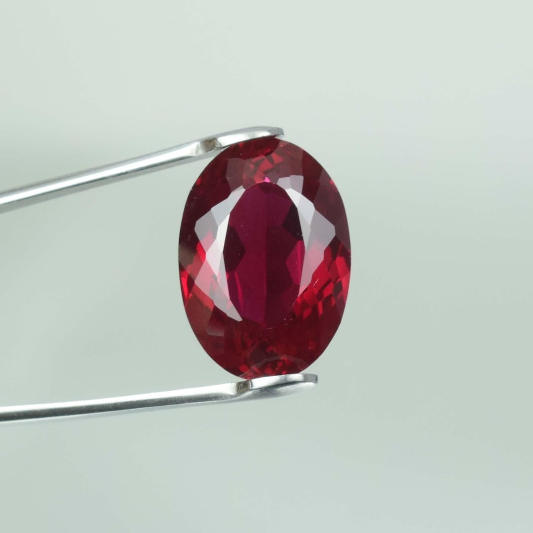 Certified Ruby Oval Cut-rare Blood Red Gemstone for Statement Jewelry ...