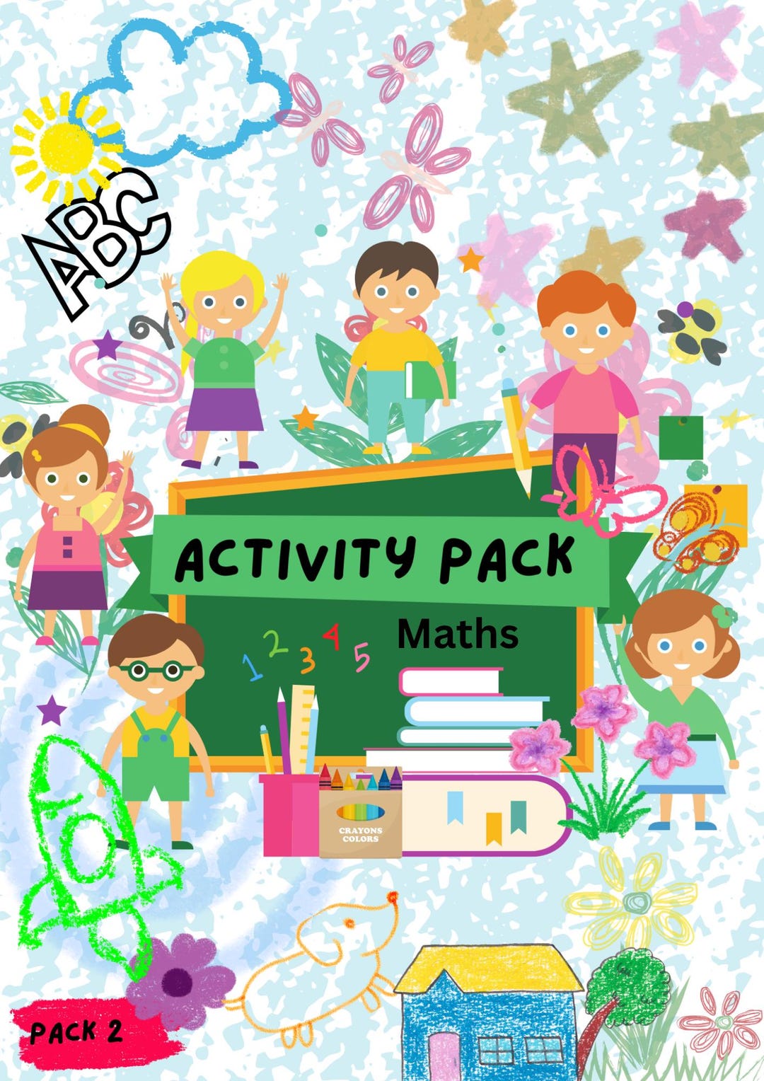 School Holiday Activity Pack for Kids- Maths Addition – Screen-free Fun ...