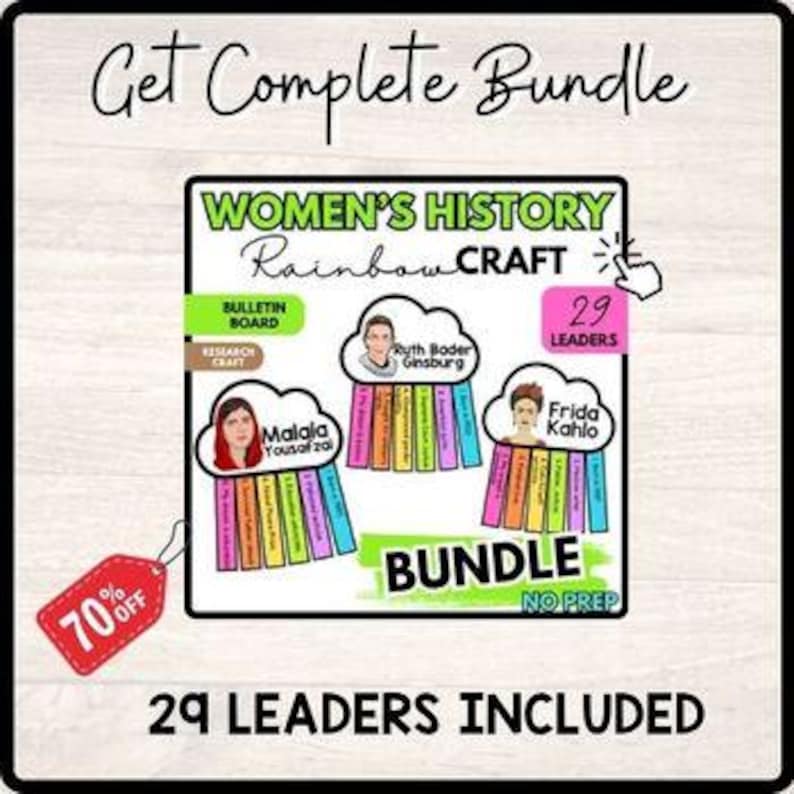 Anne Frank Women's History Month - Bulletin Board Craft - March - Etsy