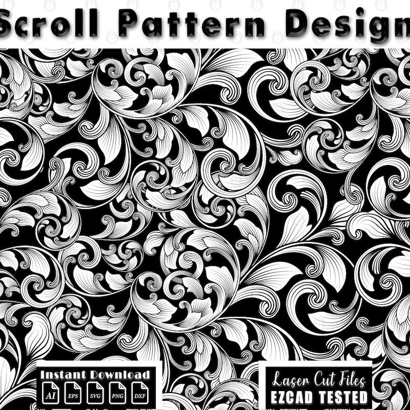 Scroll Engraving Patterns - Etsy