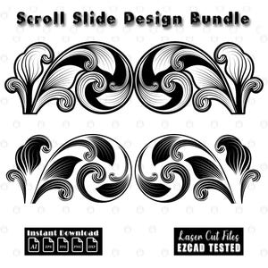 Scroll Bundle | Custom Scroll Slide Laser Engraving Design, Scroll ...