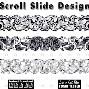 Filigree Scroll Laser Engraving Design Bundle (digital Download) - Etsy