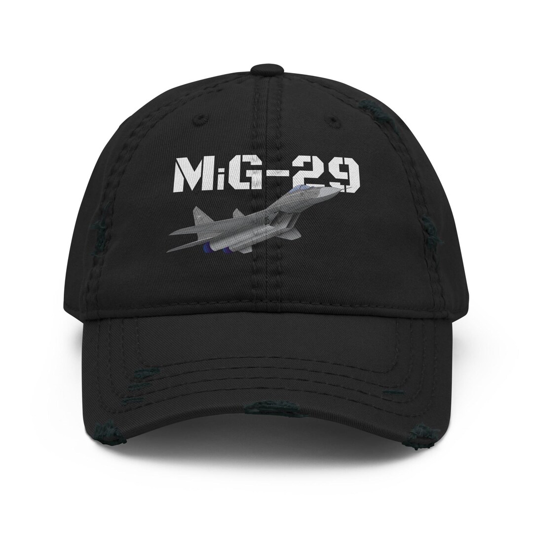 Mig-29 Distressed Dad Hat – Vintage Aviation Cap for Jet Fans & Pilots ...