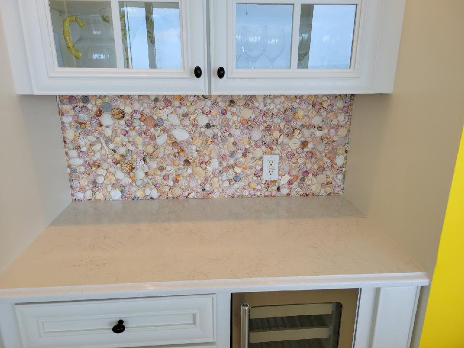 Coastal Decor Shell Tiles Fireplace Tiles Sea Shells | Etsy