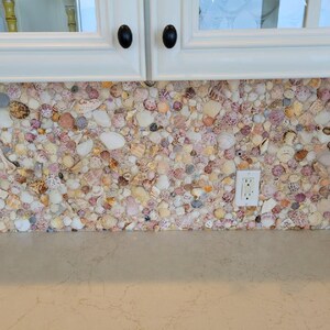 Coastal Decor, Shell Tiles, Fireplace Tiles, Sea Shells, Decorative ...